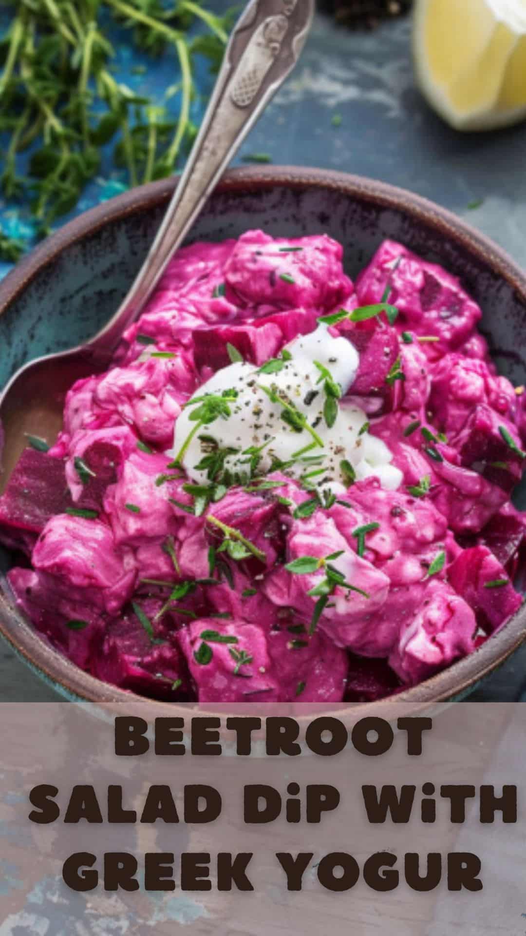 Beetroot Salad Dip With Greek Yogurt (Patzarosalata)