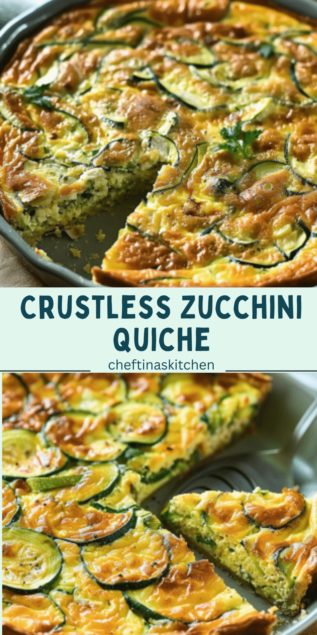 Crustless Zucchini Quiche