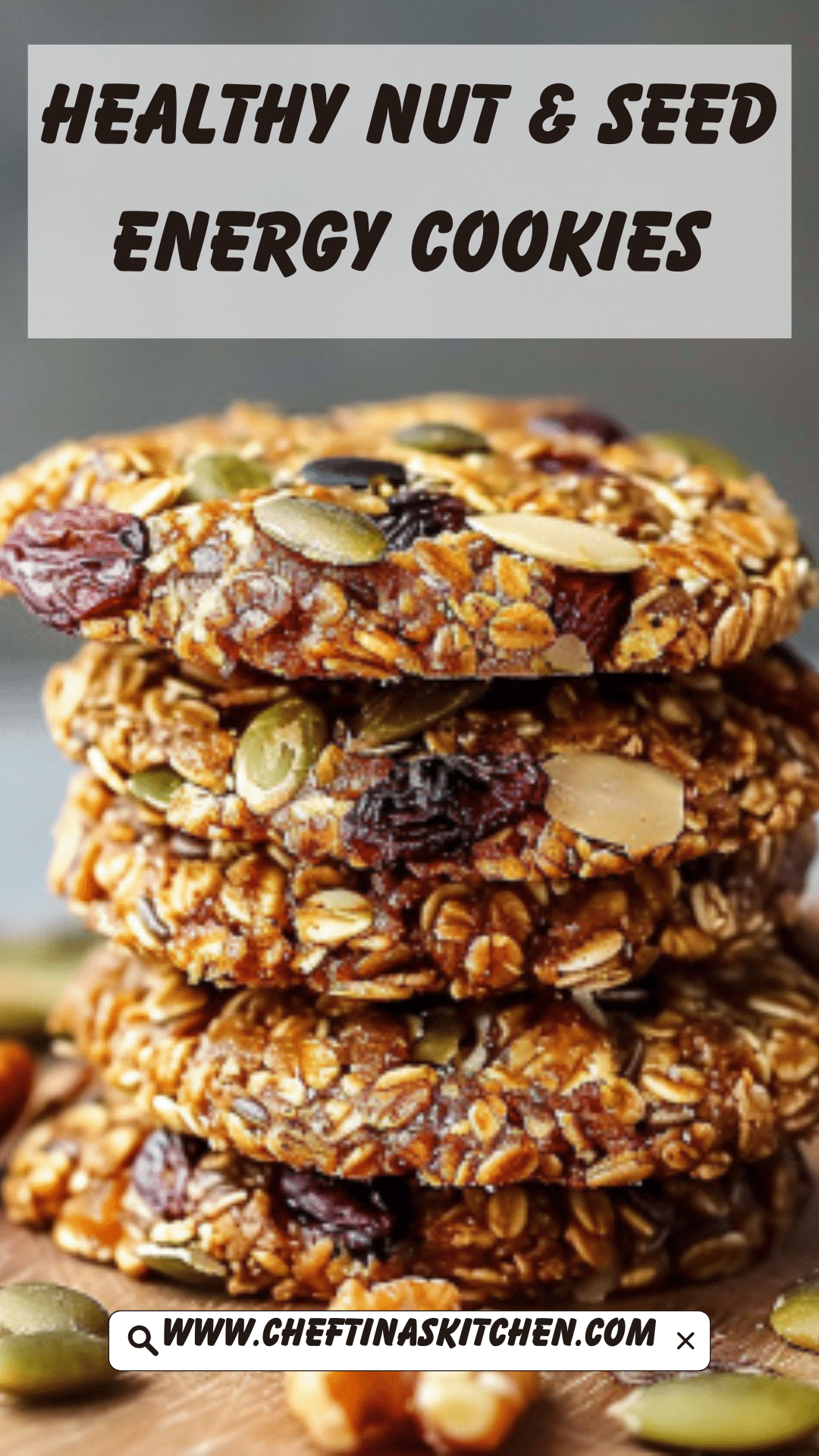 Healthy Nut & Seed Energy Cookies