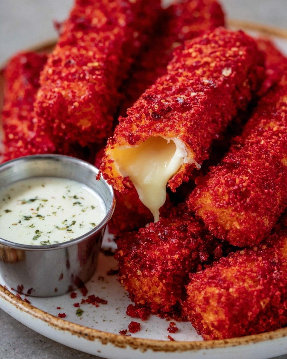 Hot Cheeto Mozzarella Sticks Recipe – Spicy Cheesy Snack