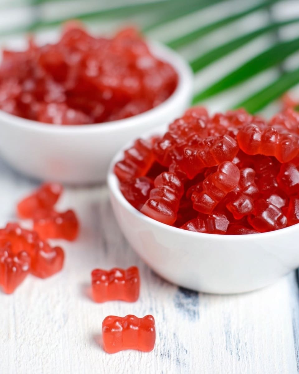 Homemade Strawberry Gummy Bears: Delicious Natural Fruit Gummies