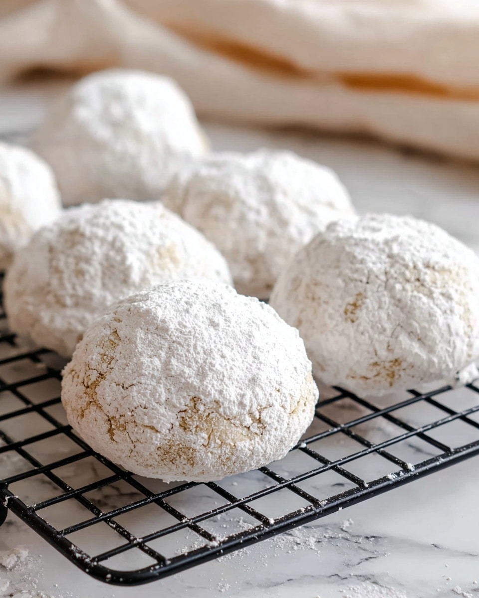 Easy Snowball Cookies Various Flavors | Soft & Minty Delight