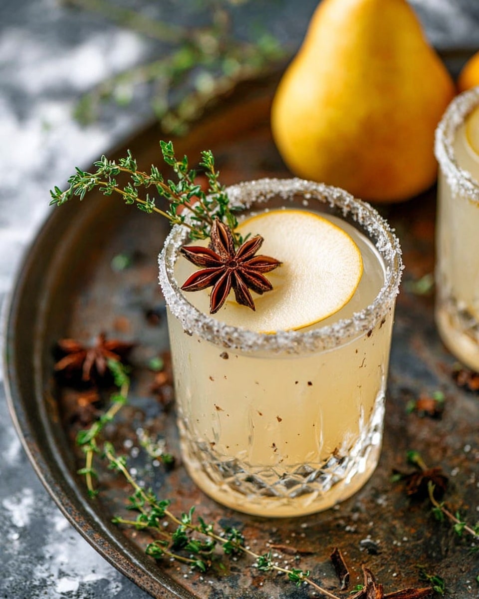Spiced Pear Gin Fizz – Irresistible Fall Cocktail to Impress