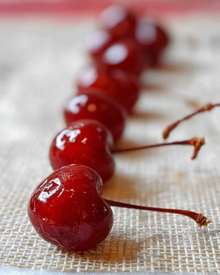 Homemade Candied Cherries: Easy Glacé Cherries Recipe