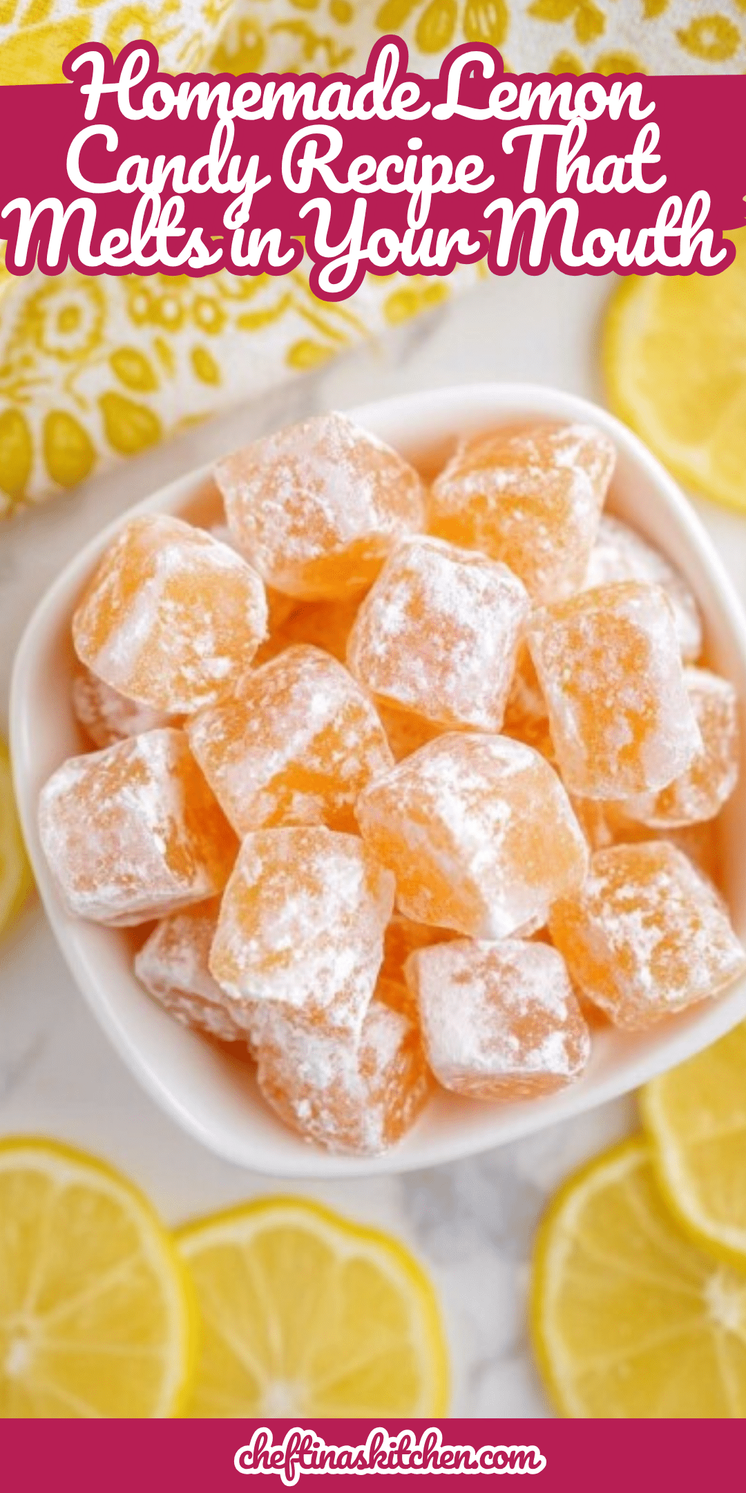 3-Ingredient Melting Lemon Candy | Bright, Zesty Treats