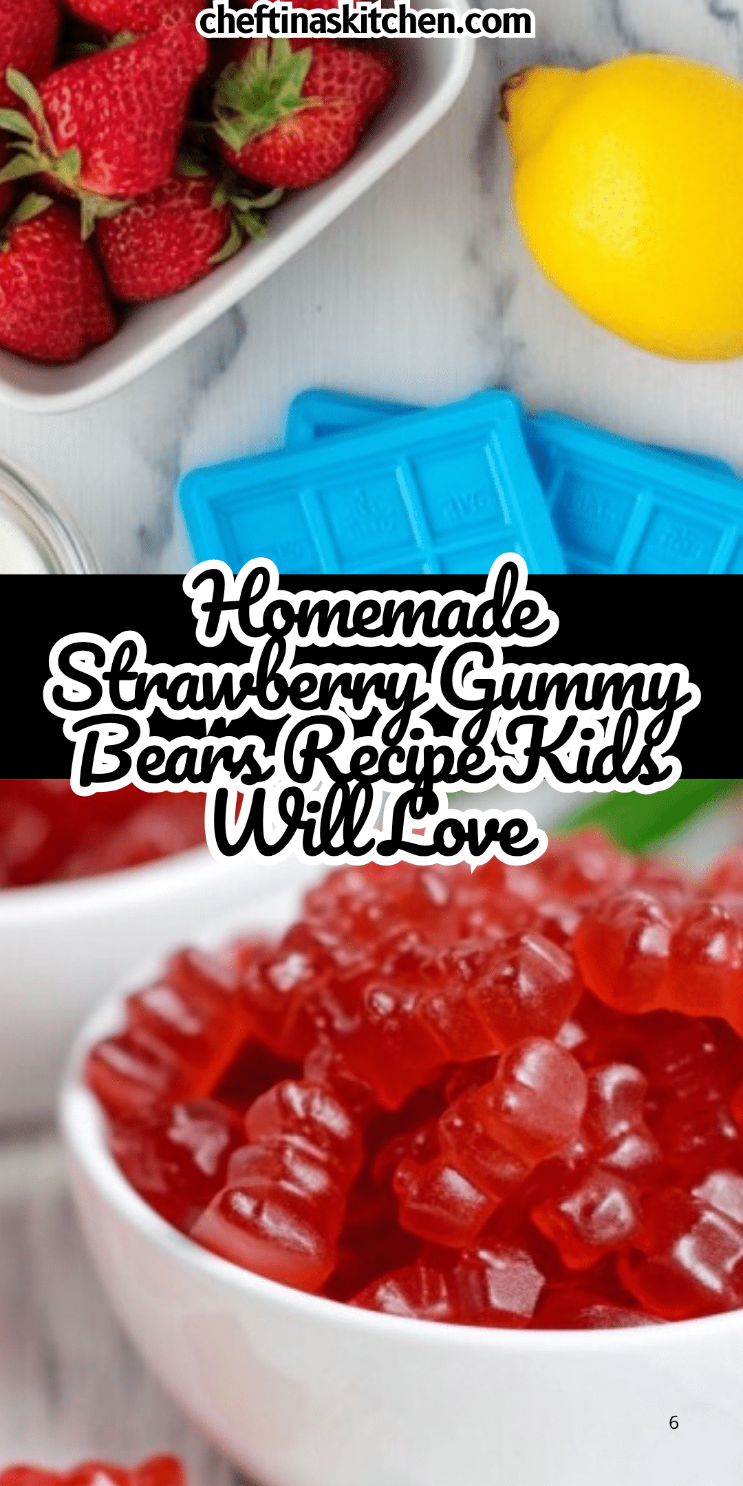 Homemade Strawberry Gummy Bears: Delicious Natural Fruit Gummies