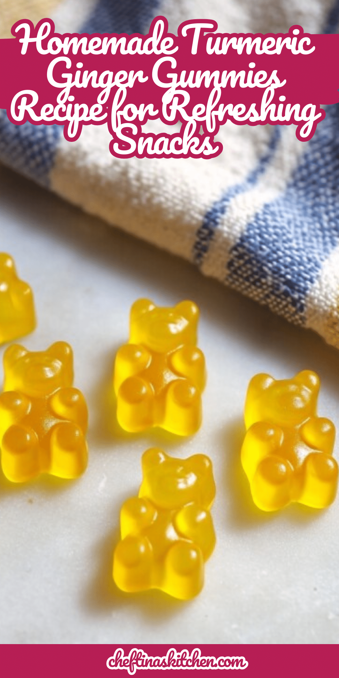 Turmeric Ginger Gummies: Delicious Healthy Wellness Treats