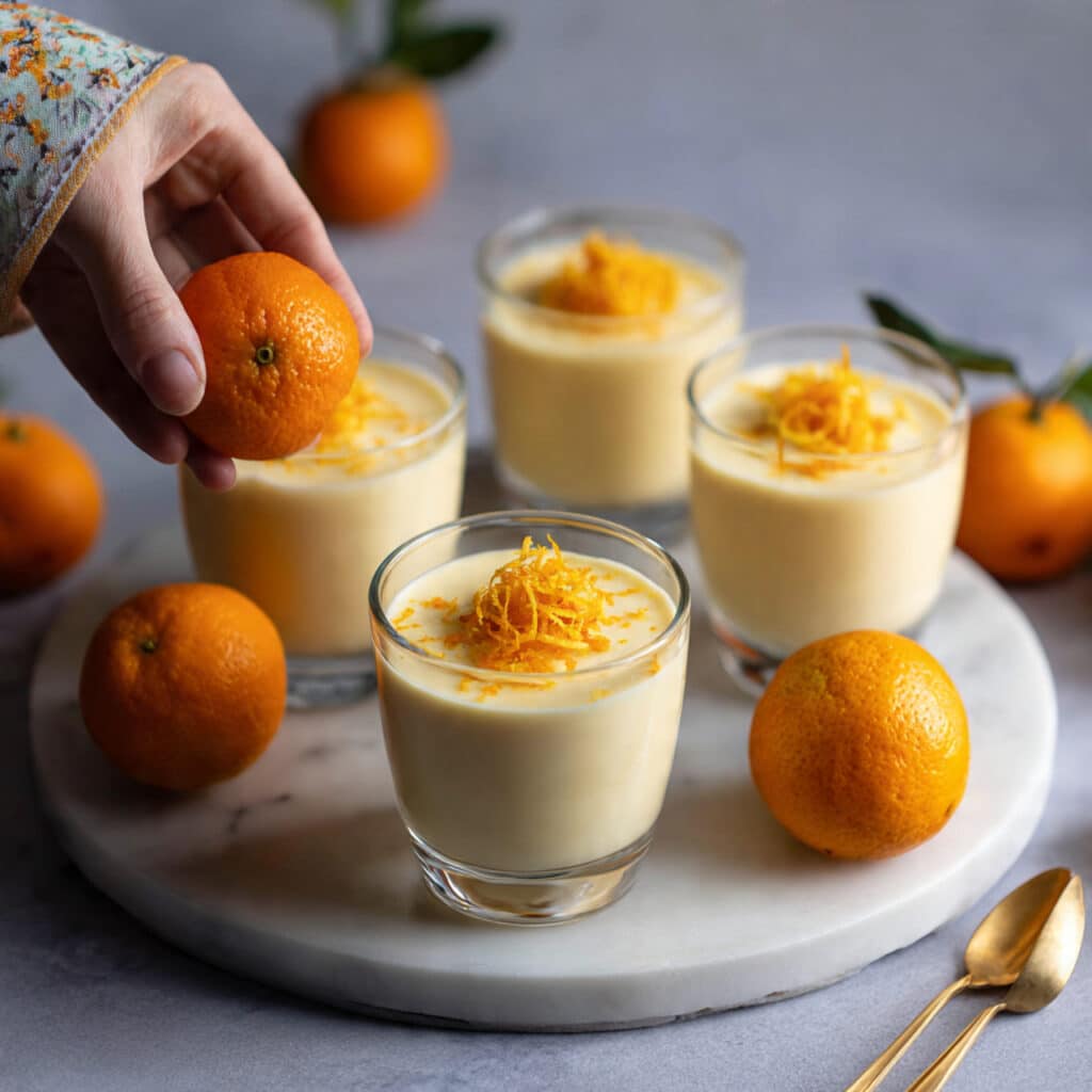 Creamy Orange Posset: Easy 4-Ingredient Citrus Dessert