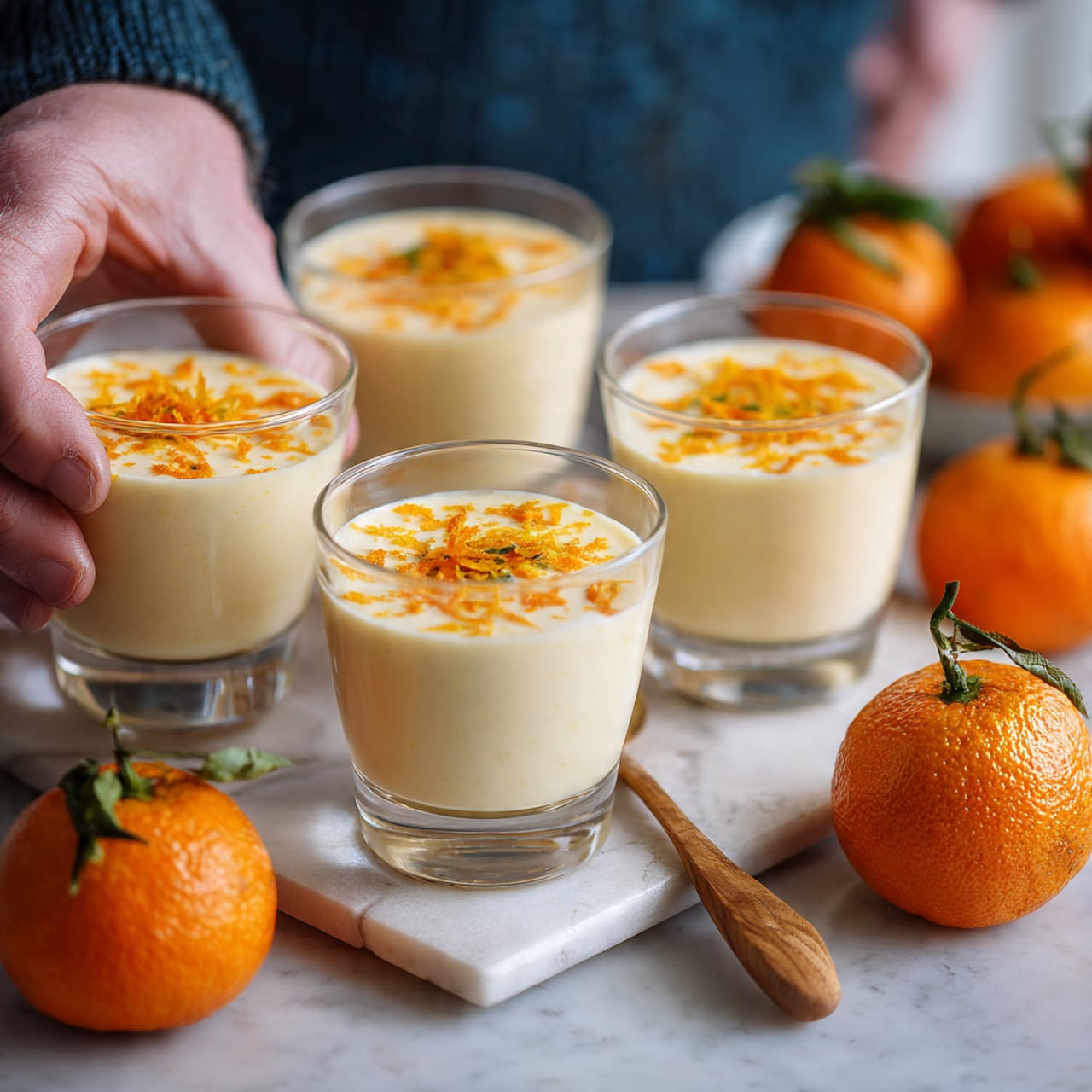 Creamy Orange Posset: Easy 4-Ingredient Citrus Dessert