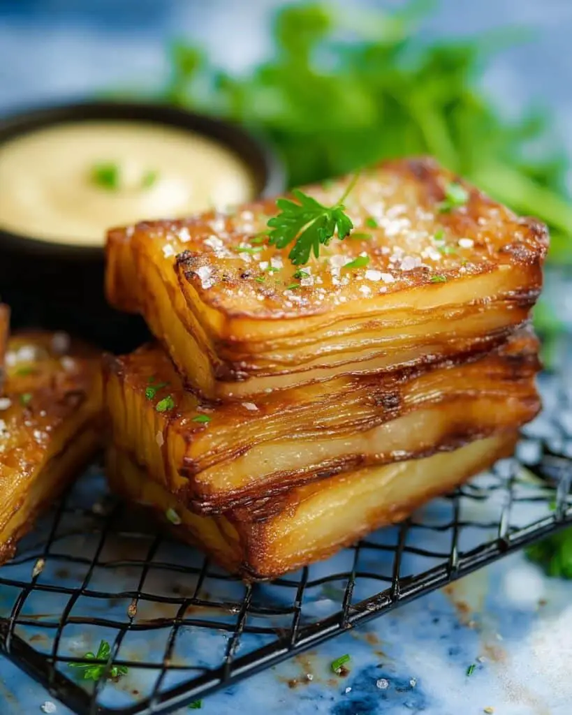 Roasted Garlic Potato Terrine: Elegant Layered Potato Delight
