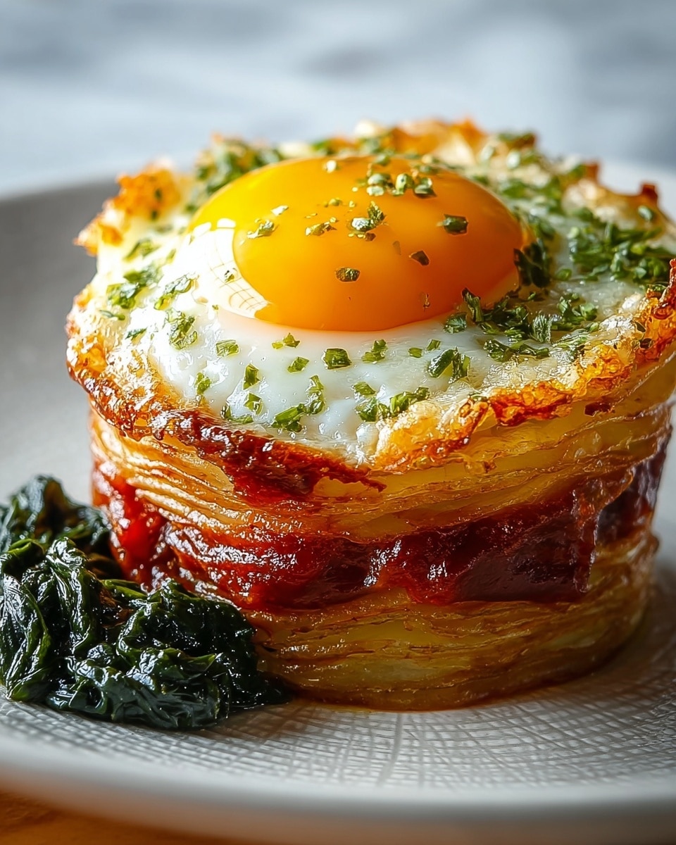 Baked Eggs Napoleon: Easy & Elegant Brunch Delight