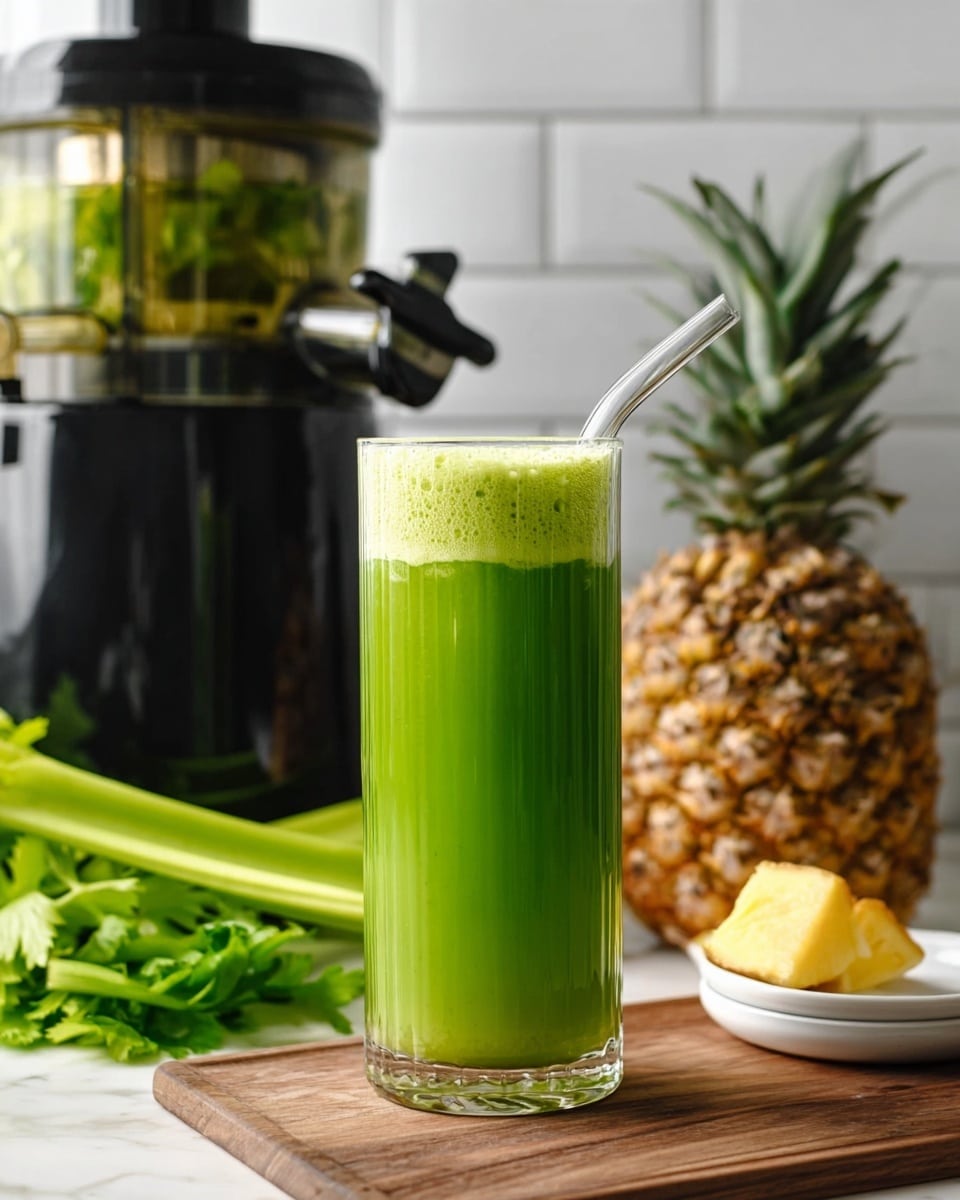 4-Ingredient Green Juice: Refreshing & Easy Healthy Drink
