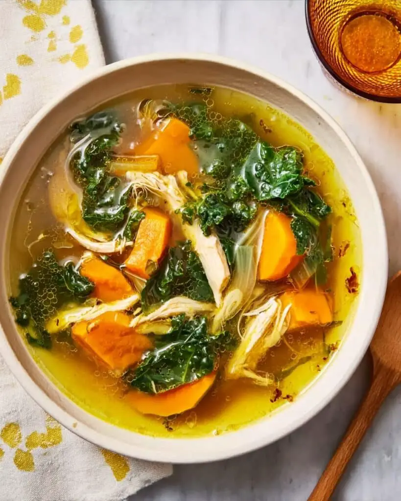 High-Protein Lemon & Turmeric Chicken Soup: Nourishing & Vibrant