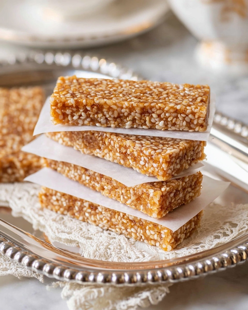 Greek Sesame Candy Pasteli: Delicious Traditional Greek Treat