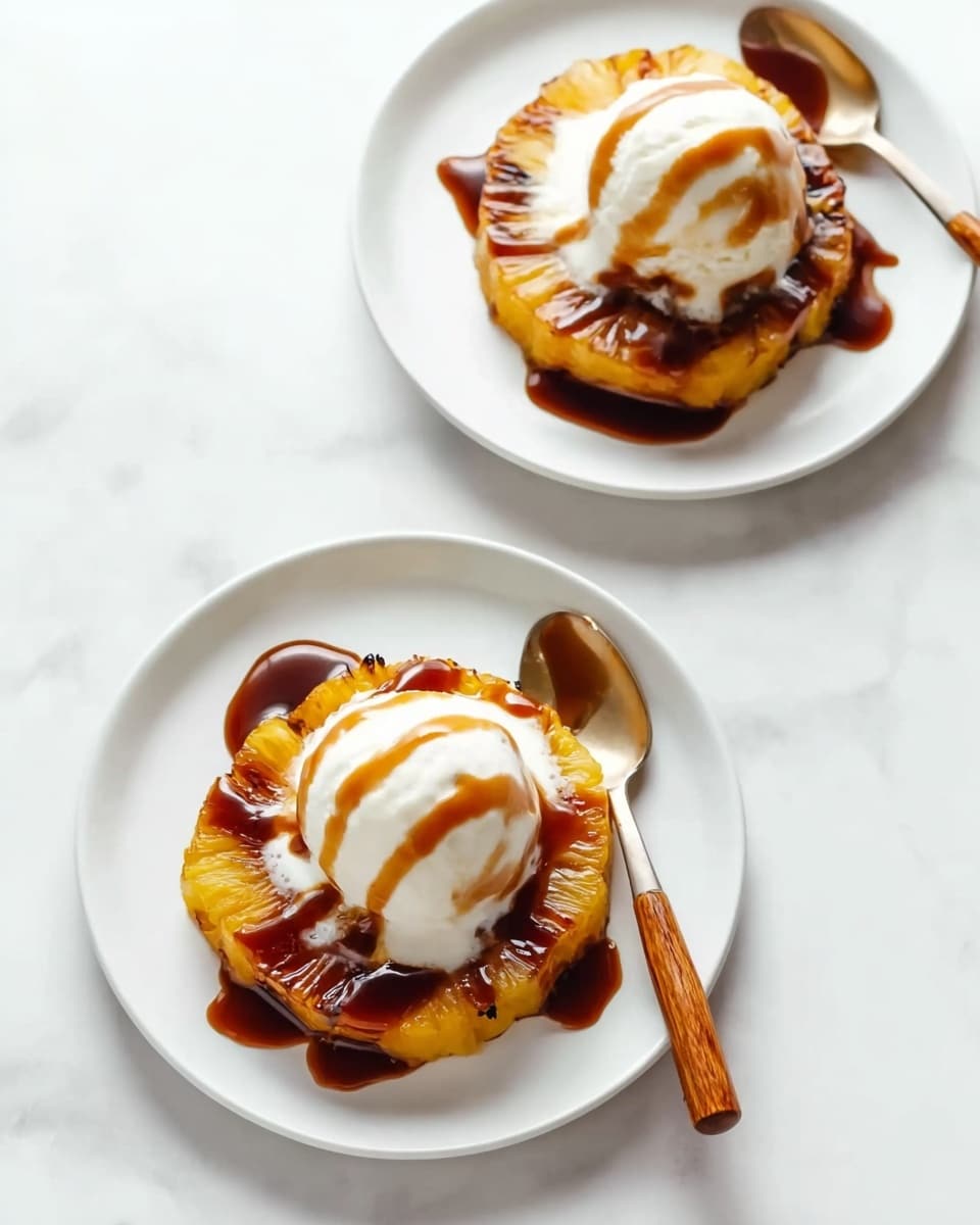 Easy Flameless Pineapple Foster - Tropical Dessert Delight