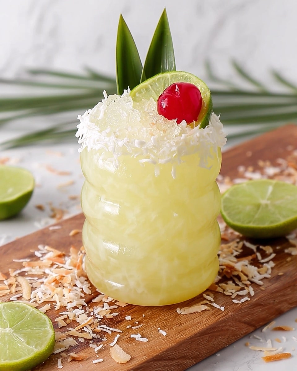 Non Alcoholic Piña Colada Punch: Tropical & Refreshing Drink