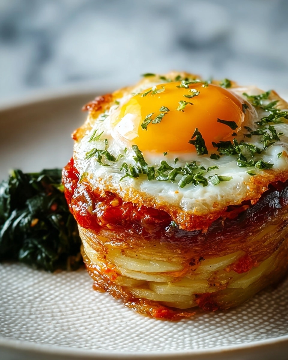 Baked Eggs Napoleon: Easy & Elegant Brunch Delight