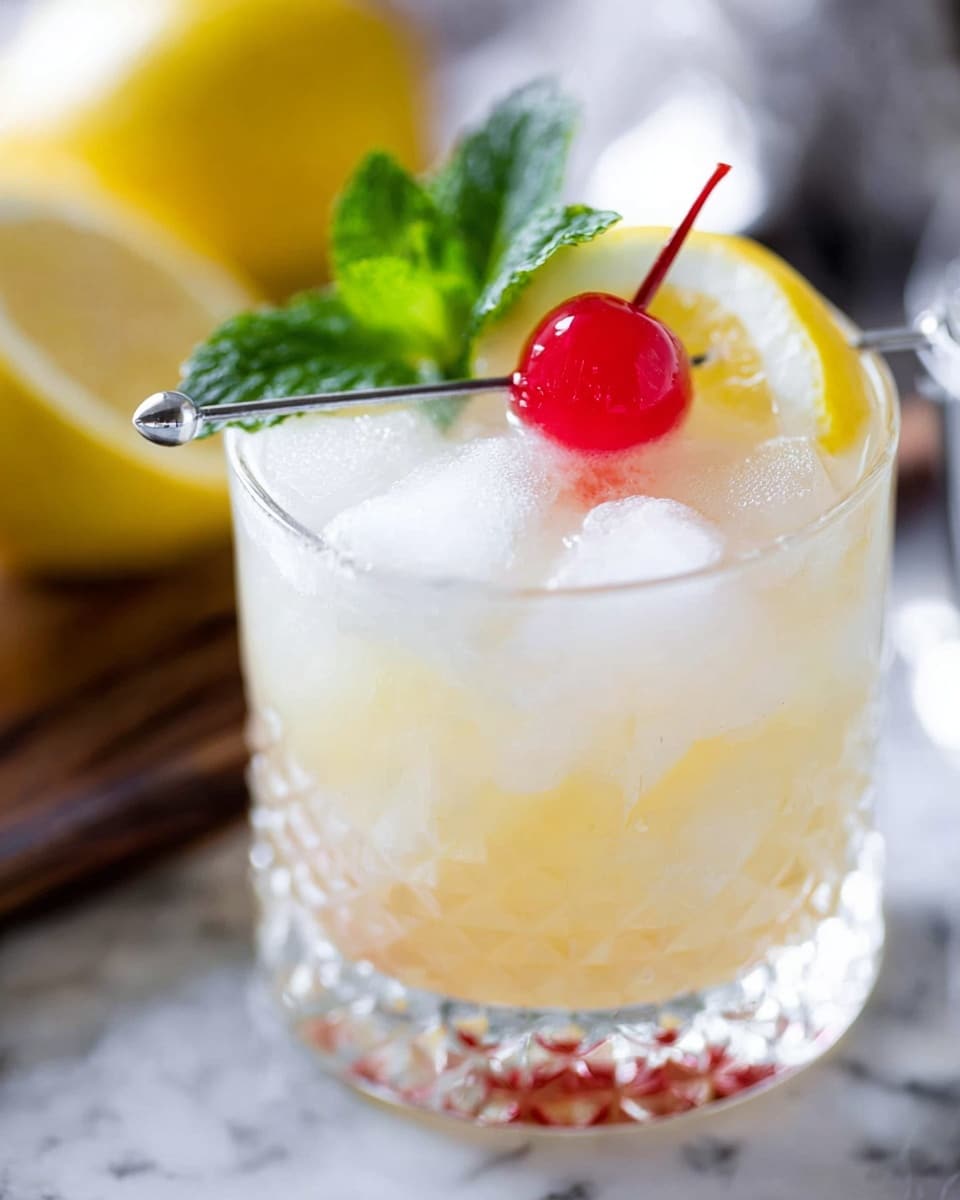 Green Tea Yuzu Sour Mocktail: Refreshing Citrus & Green Tea Delight