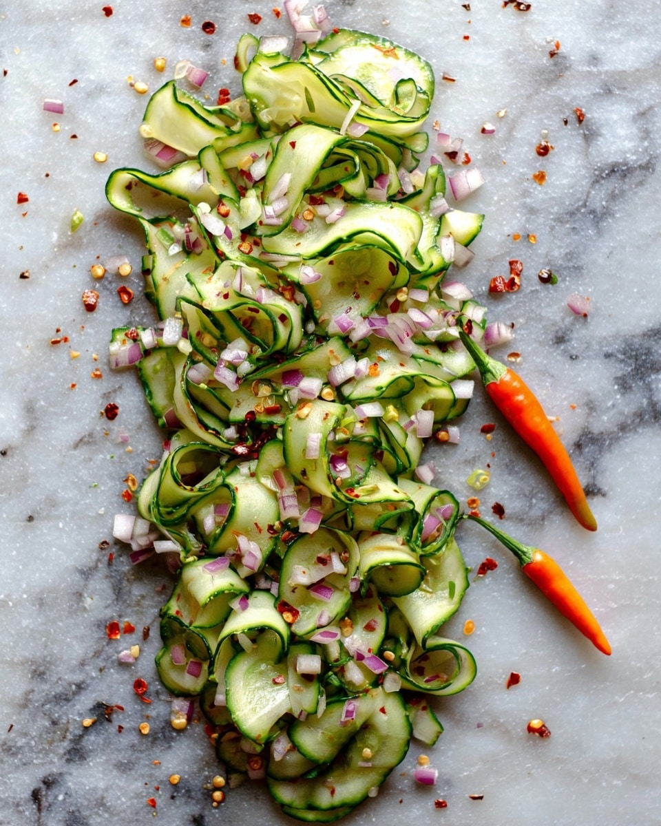 Thai Cucumber Salad - Refreshing & Spicy Thai Side Dish