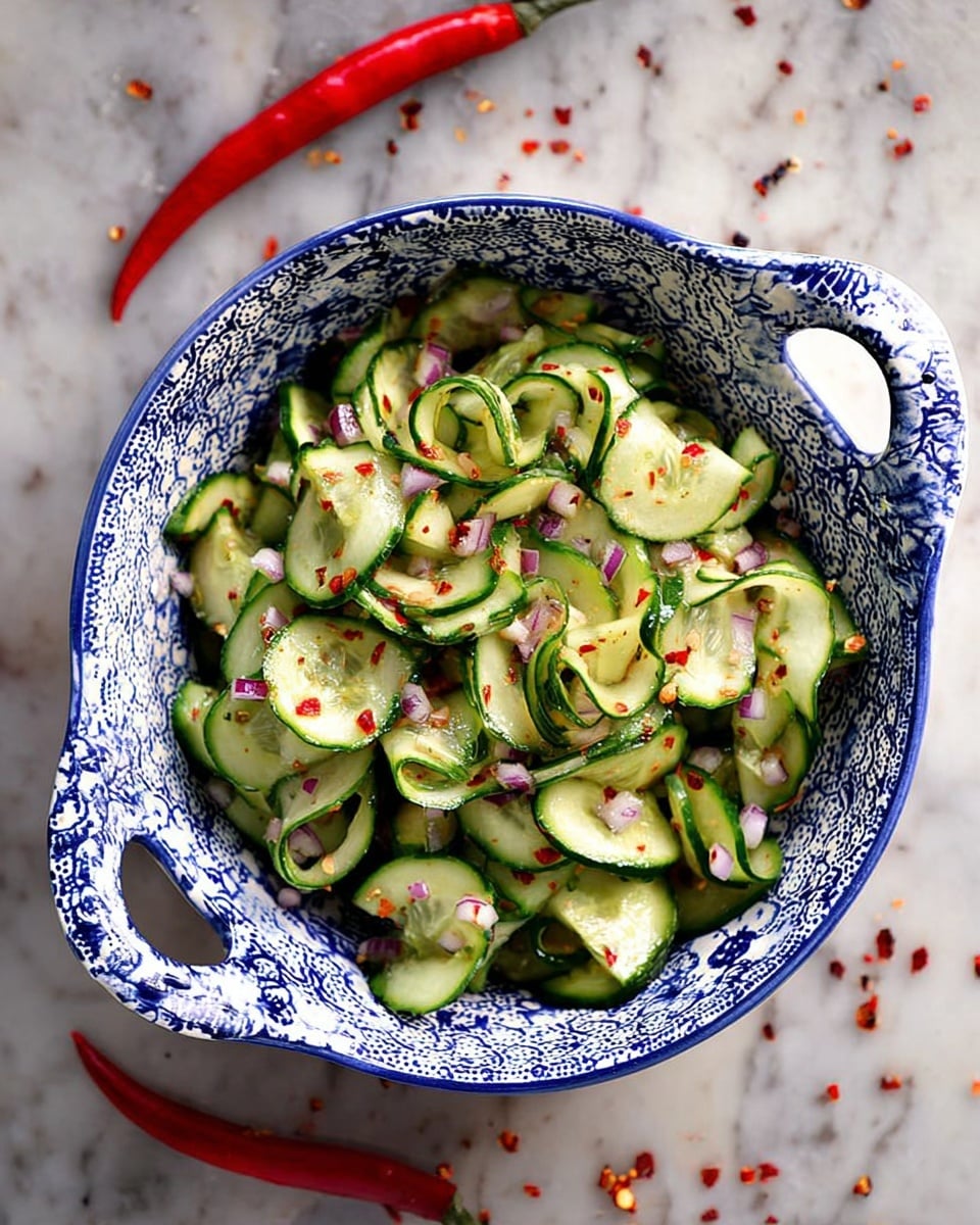 Thai Cucumber Salad - Refreshing & Spicy Thai Side Dish
