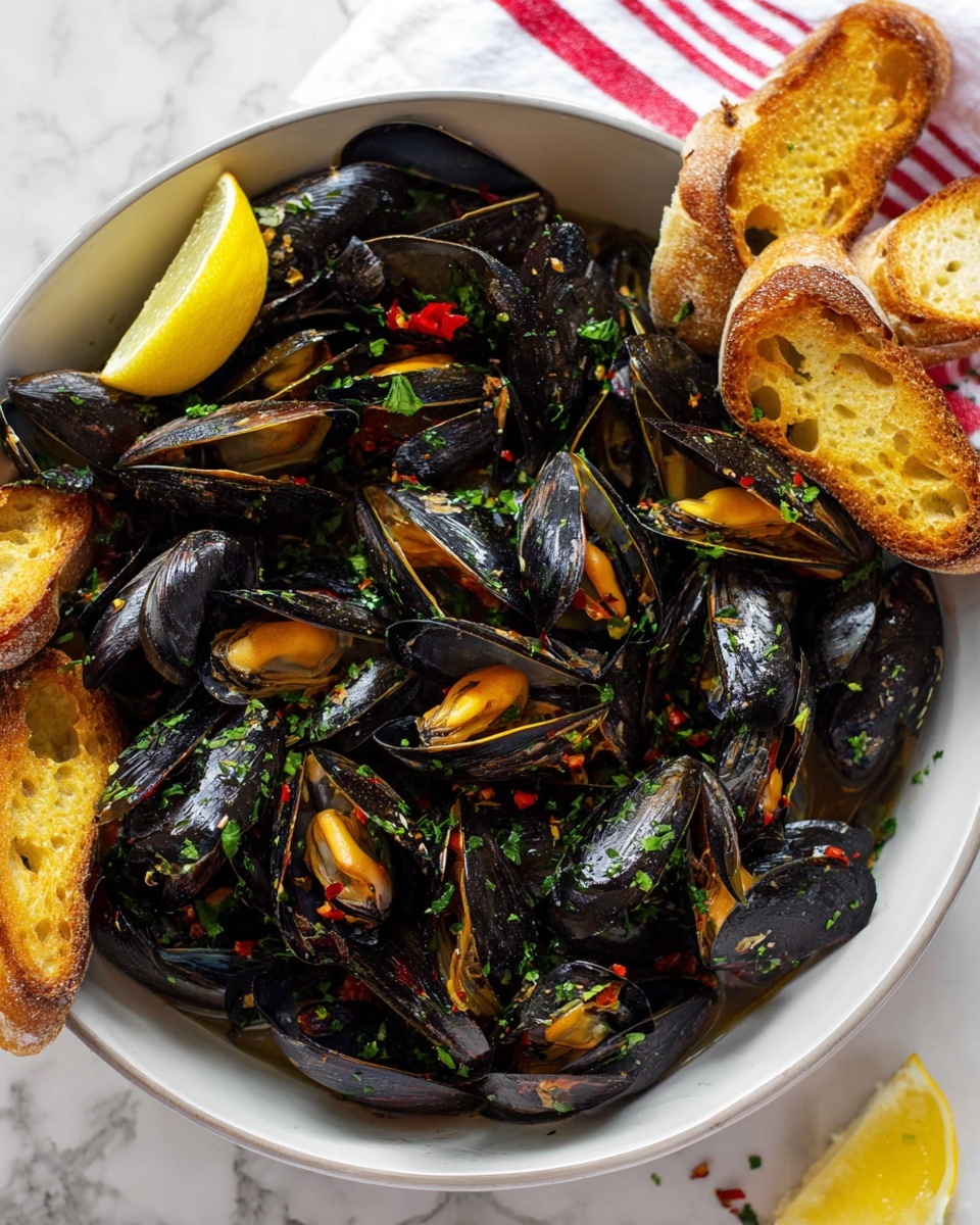 Garlic White Wine Steamed Mussels Recipe | Quick & Delicious Seafood