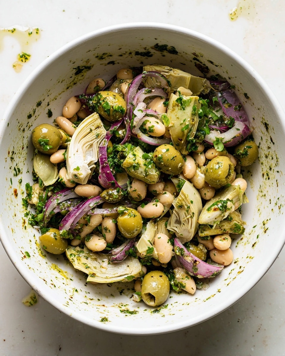 Marinated Za'atar Bean Salad - Vibrant Mediterranean Flavors