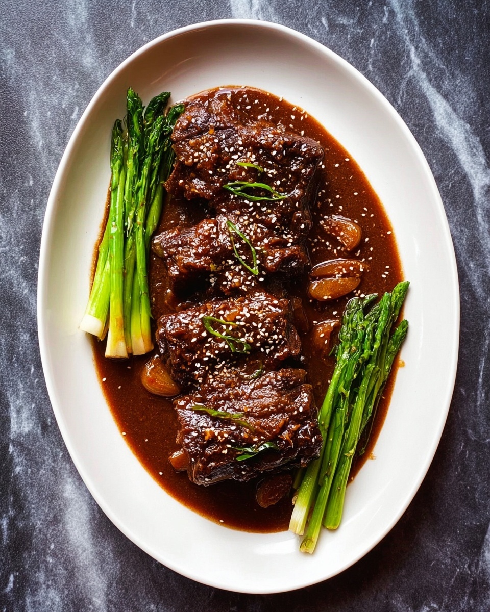 Korean Braised Beef Short Ribs: Rich & Tender Korean Dish