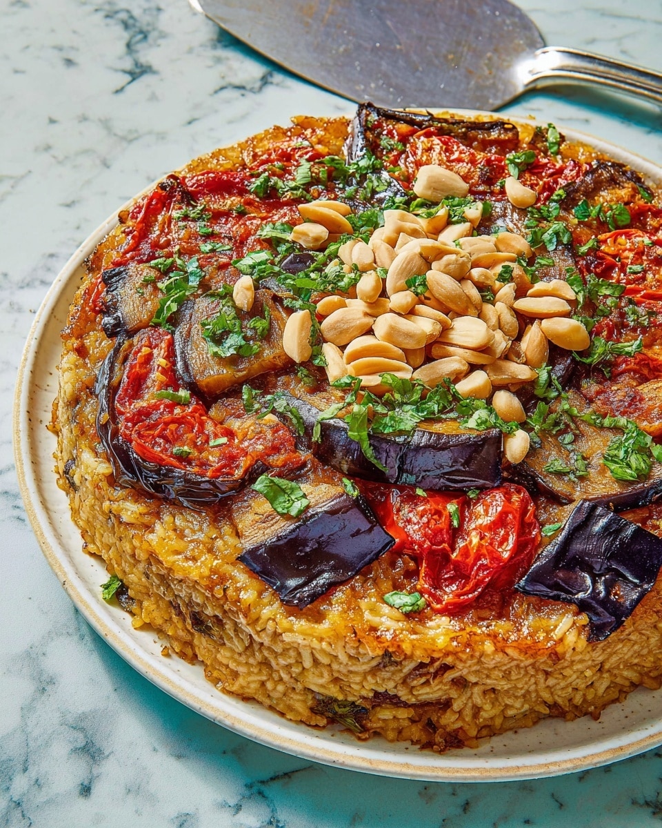 Maqluba: Flavorful Middle Eastern Upside-Down Rice Dish