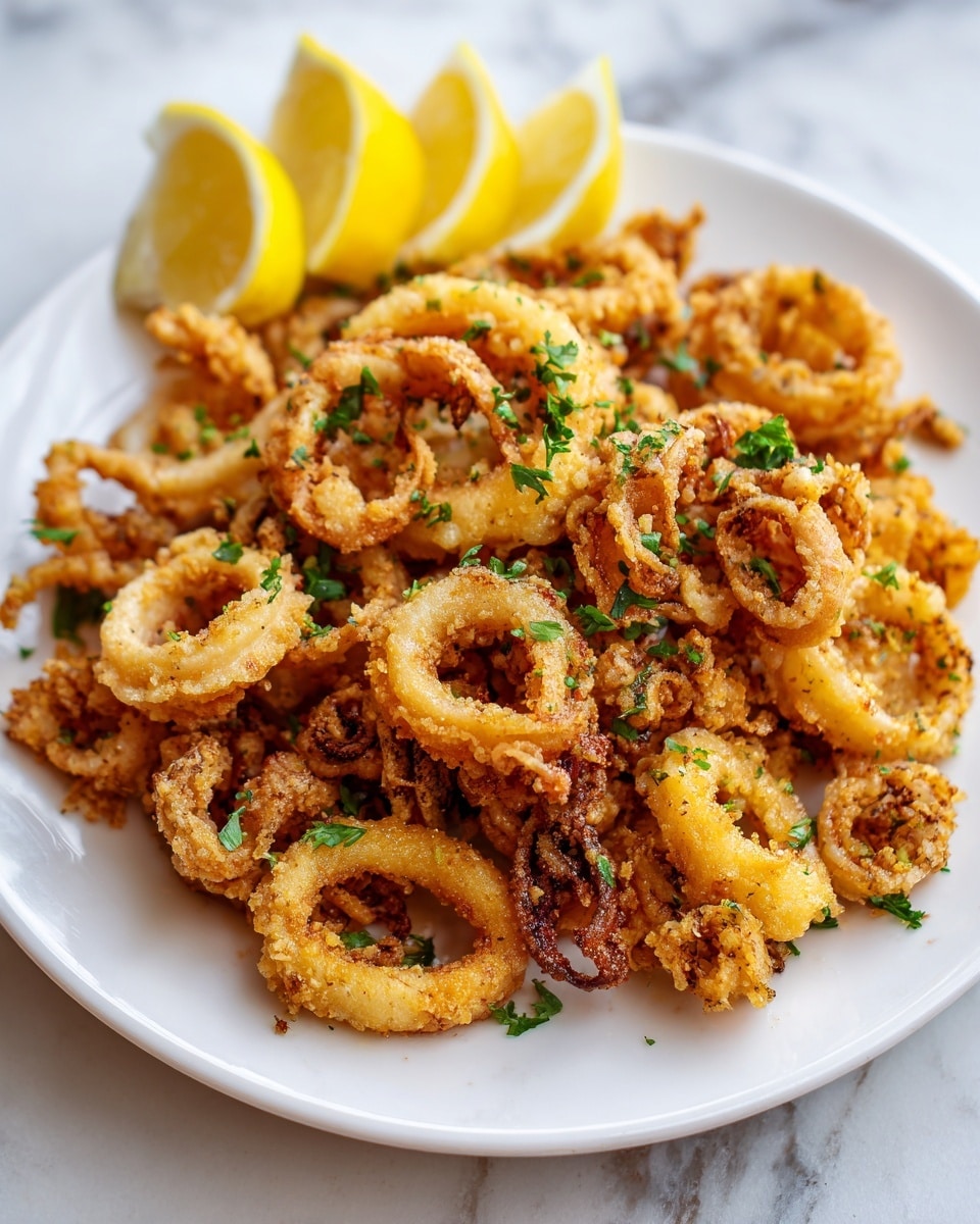 Italian Fried Calamari (Calamari Fritti) Recipe | Crispy & Delicious