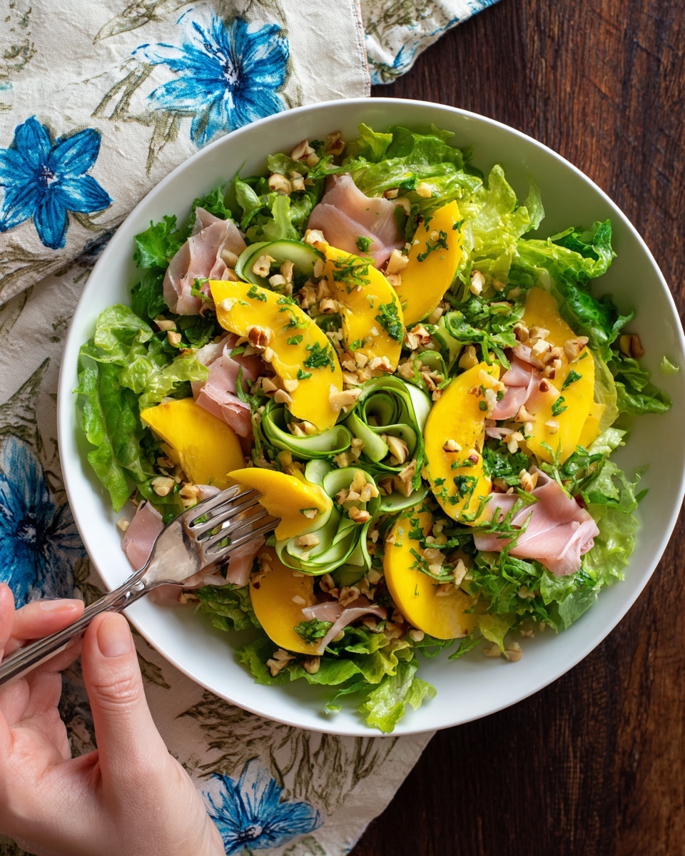 Grilled Melon and Prosciutto Salad - Vibrant Summer Dish