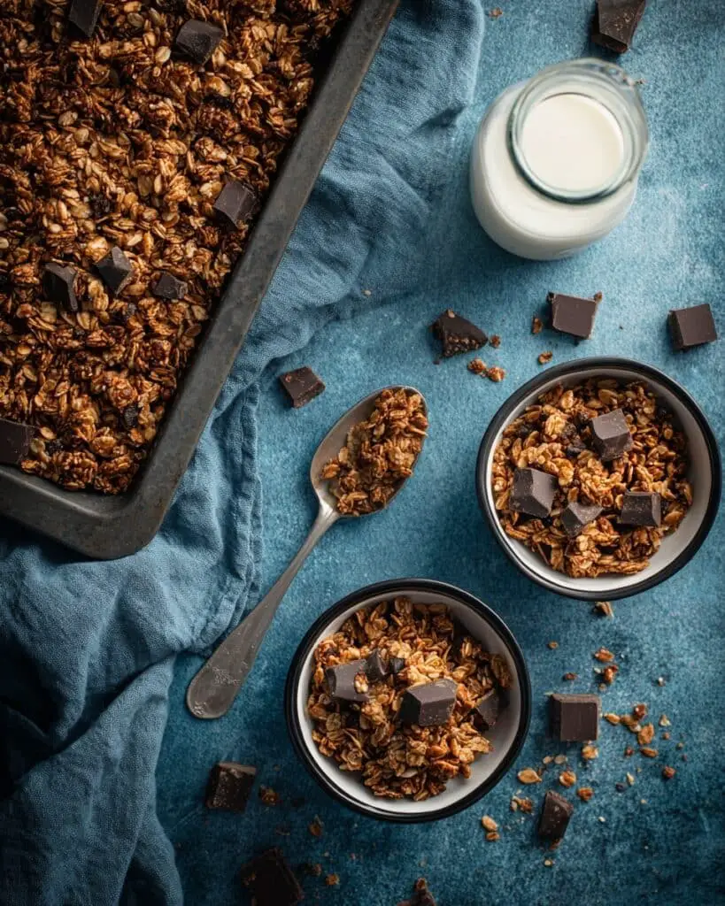 Sea Salt Dark Chocolate Granola: Irresistible Homemade Crunch